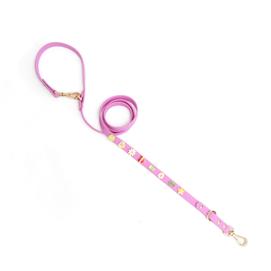 Furei Classic Leash - Magenta (Add Moodies Charms!) – Good Boy Collective