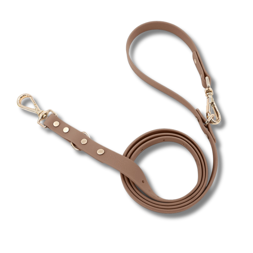 Furei Classic Leash - Brown (Add Moodies Charms!) – Good Boy Collective