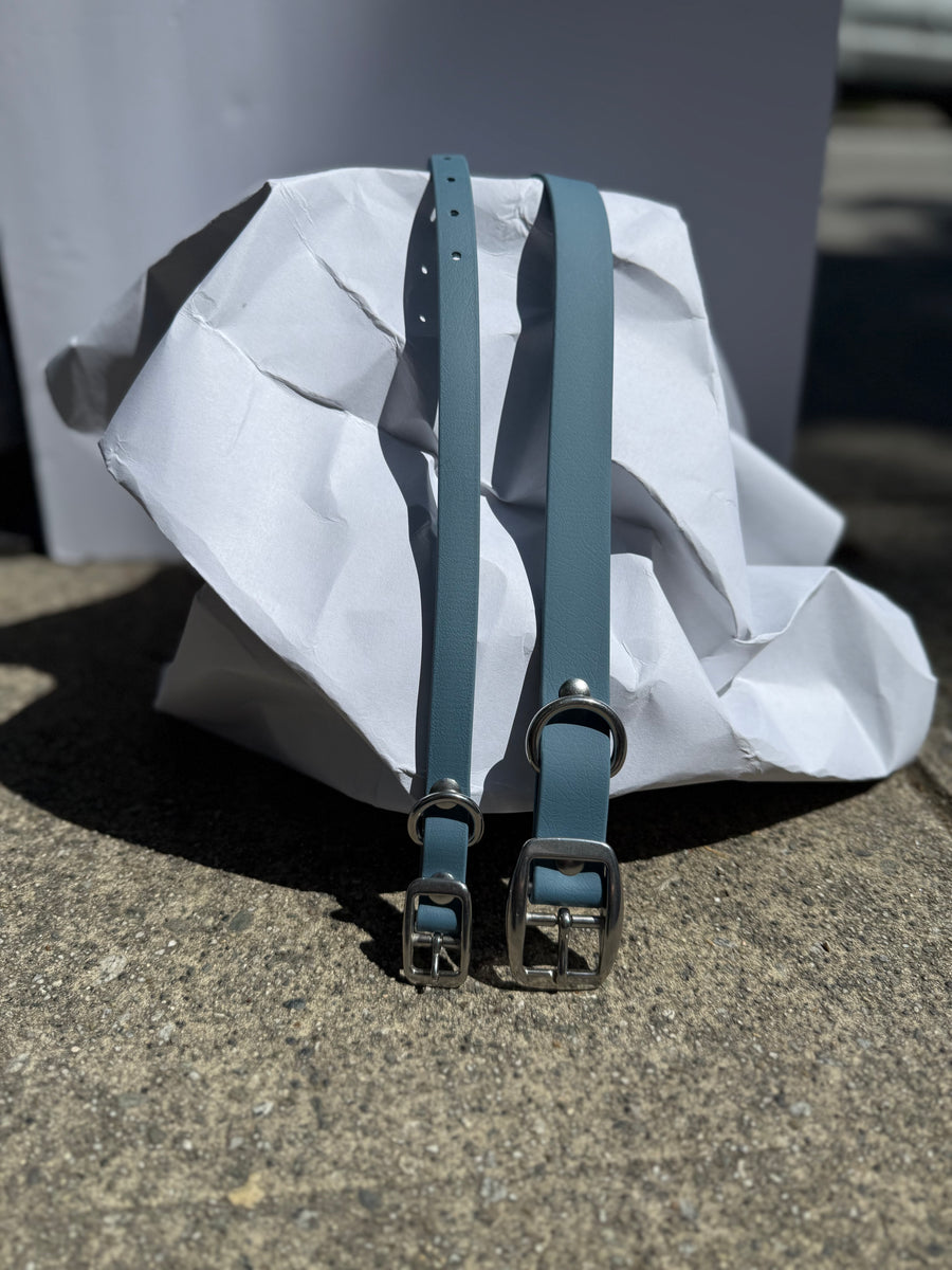 Walk By Good Boy - Biothane Collar - Denim Blue – Good Boy Collective